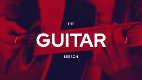 Guitar Lesson Google Slides theme and PowerPoint template