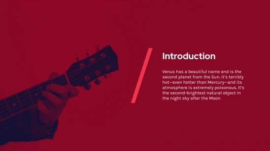 Guitar Lesson Google Slides theme and PowerPoint template