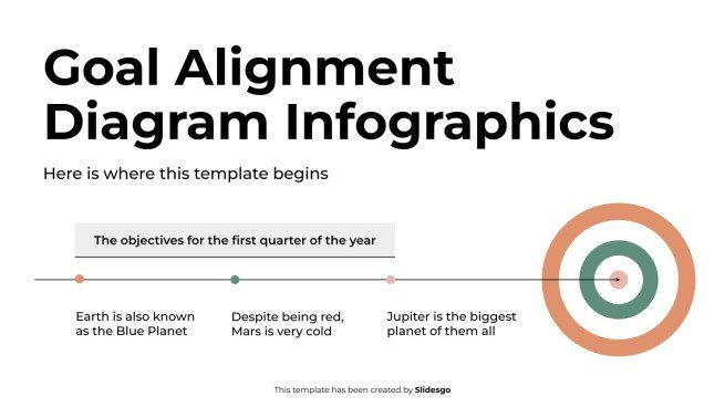 Goal Alignment Diagram Infographics Template