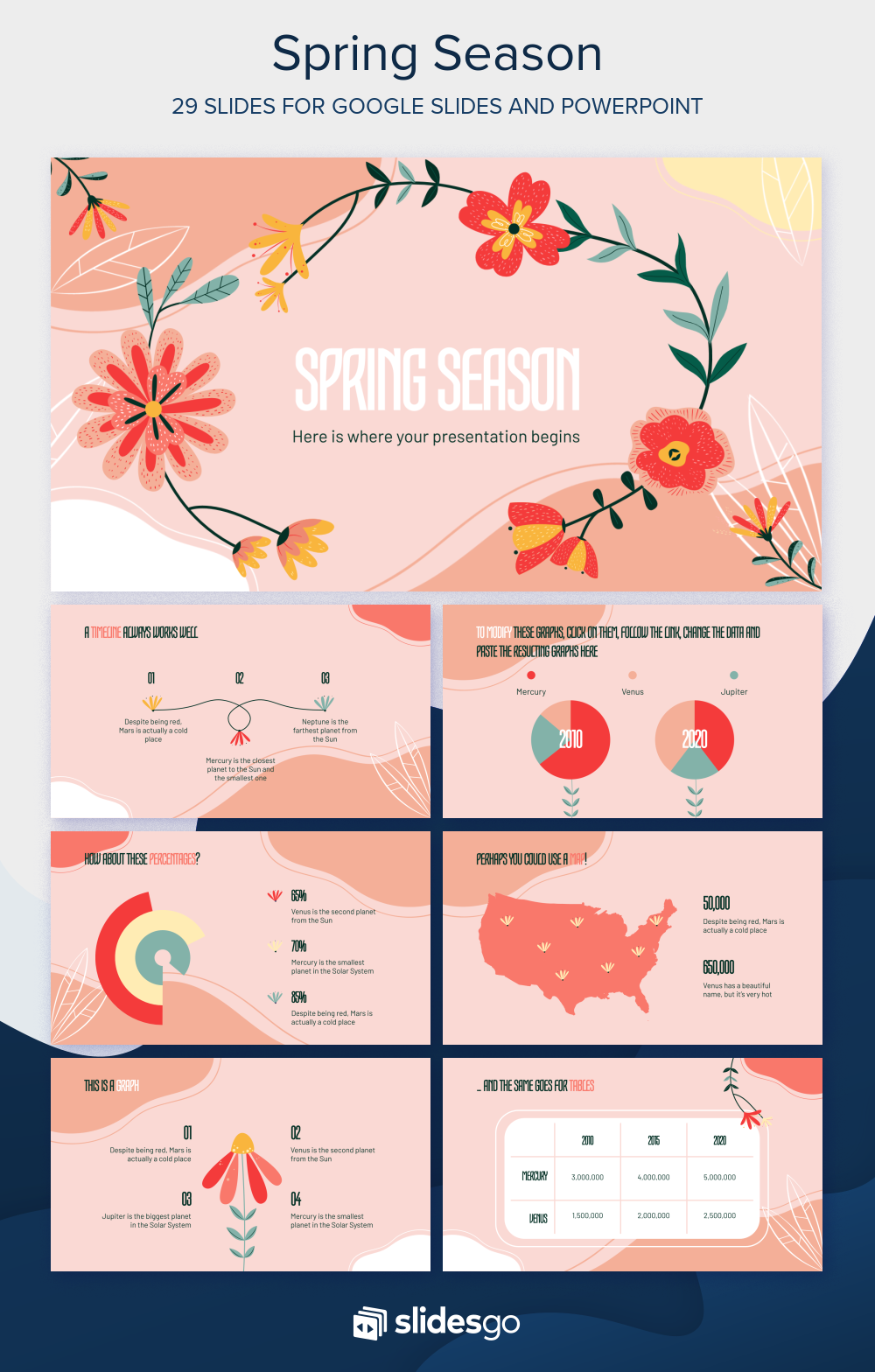 Spring Season Google Slides Theme and PowerPoint Template