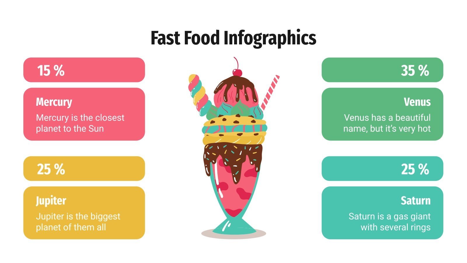 Fast Food Infographics | Google Slides & PowerPoint template