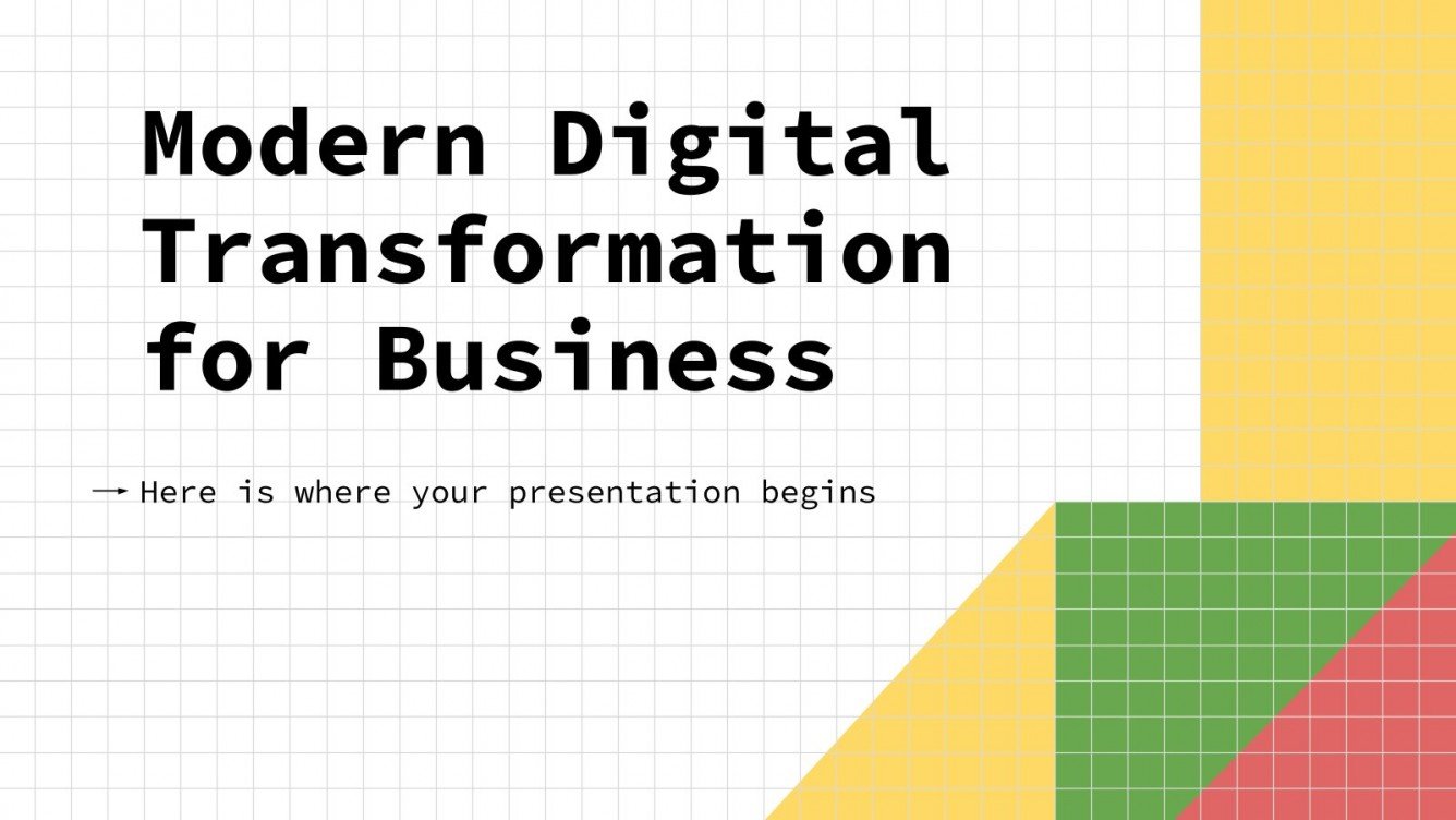 Modern Digital Transformation | Google Slides & PPT template