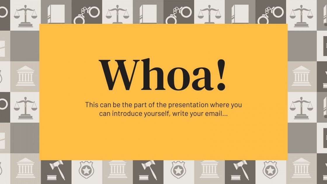 Criminal Justice | Google Slides and PowerPoint theme