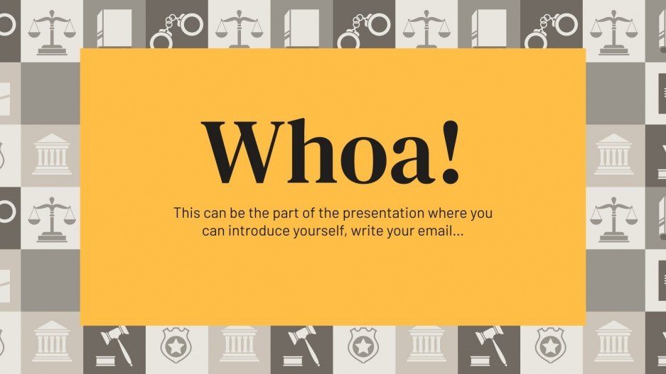 Criminal Justice | Google Slides and PowerPoint theme