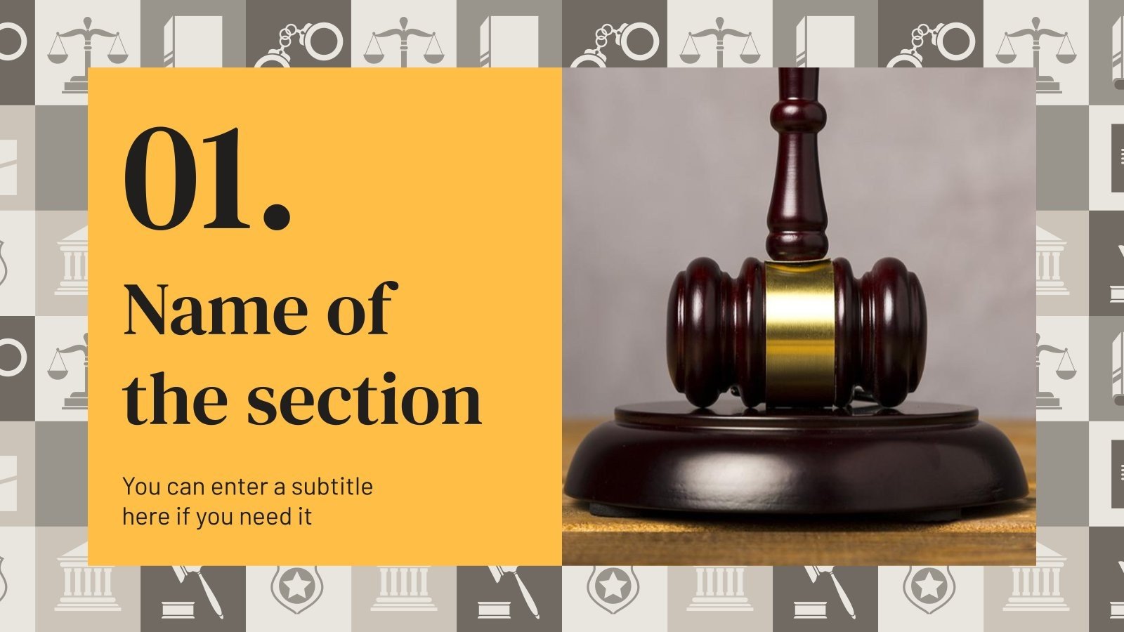 Criminal Justice | Google Slides and PowerPoint theme