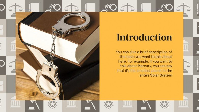 Criminal Justice | Google Slides and PowerPoint theme