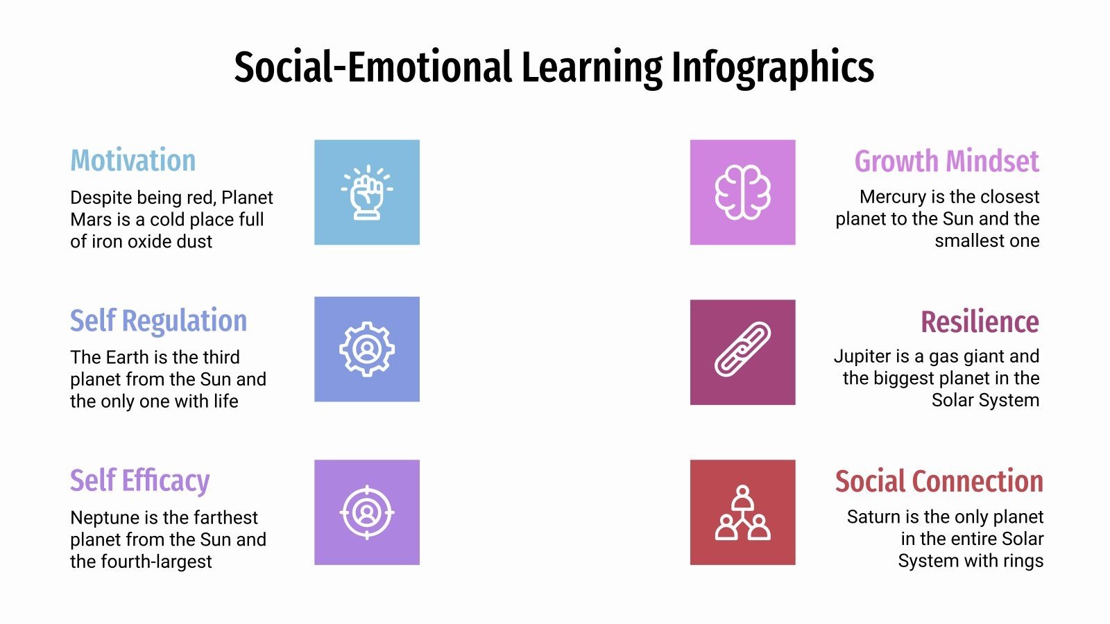 Social-Emotional Learning Infographics | Google Slides & PPT