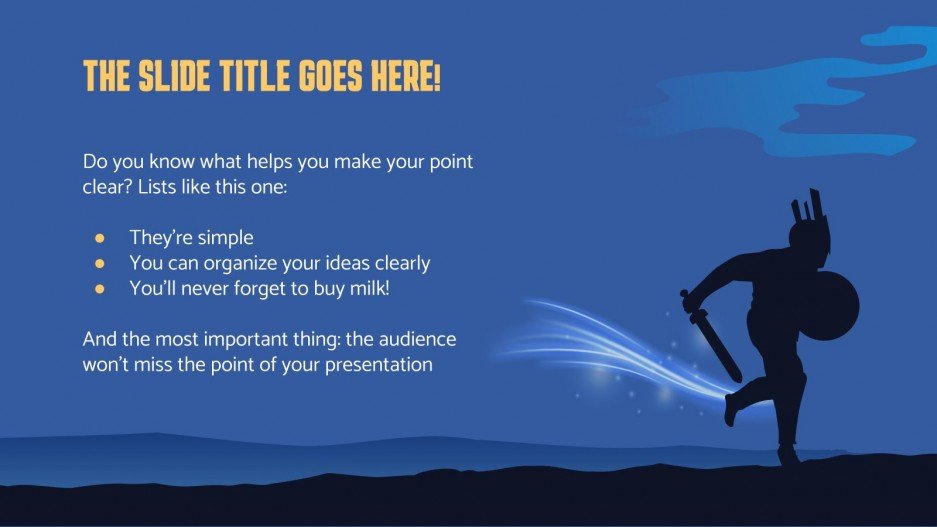 Legends Of The League | Google Slides & PowerPoint Theme