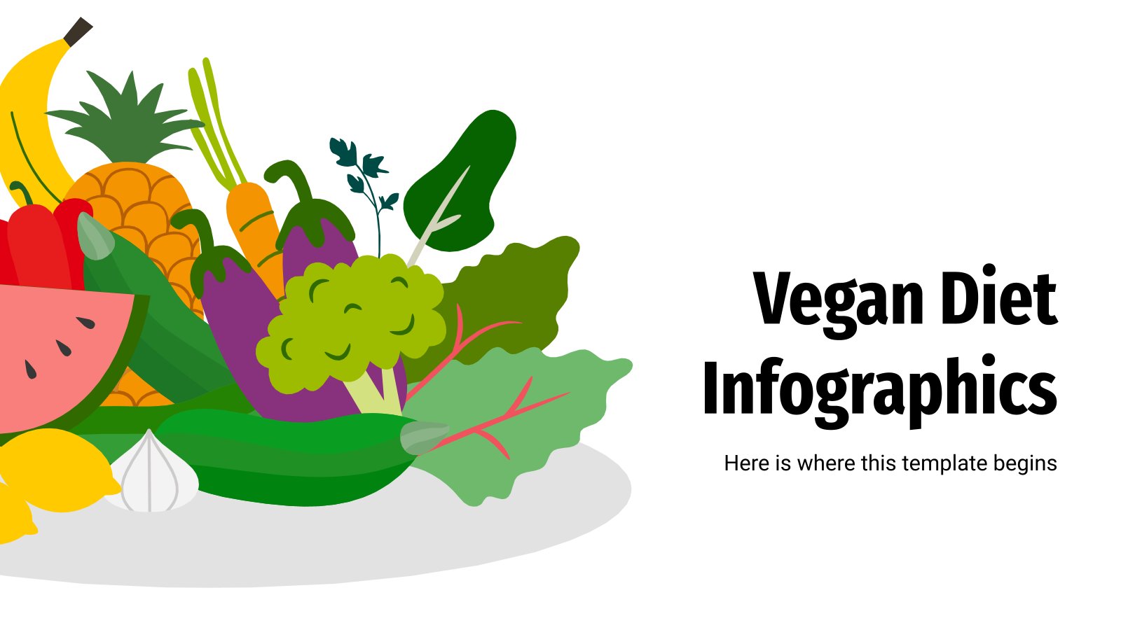 Vegan Diet Infographics | Google Slides & PowerPoint Theme