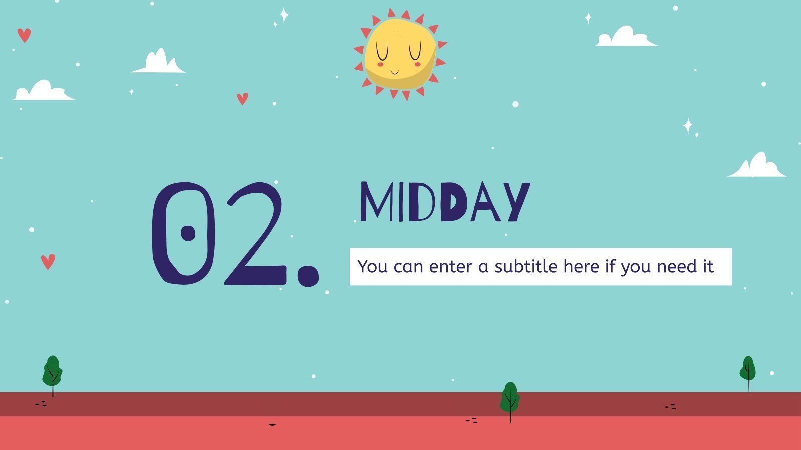 El tiempo: Las partes del día | Google Slides y PPT