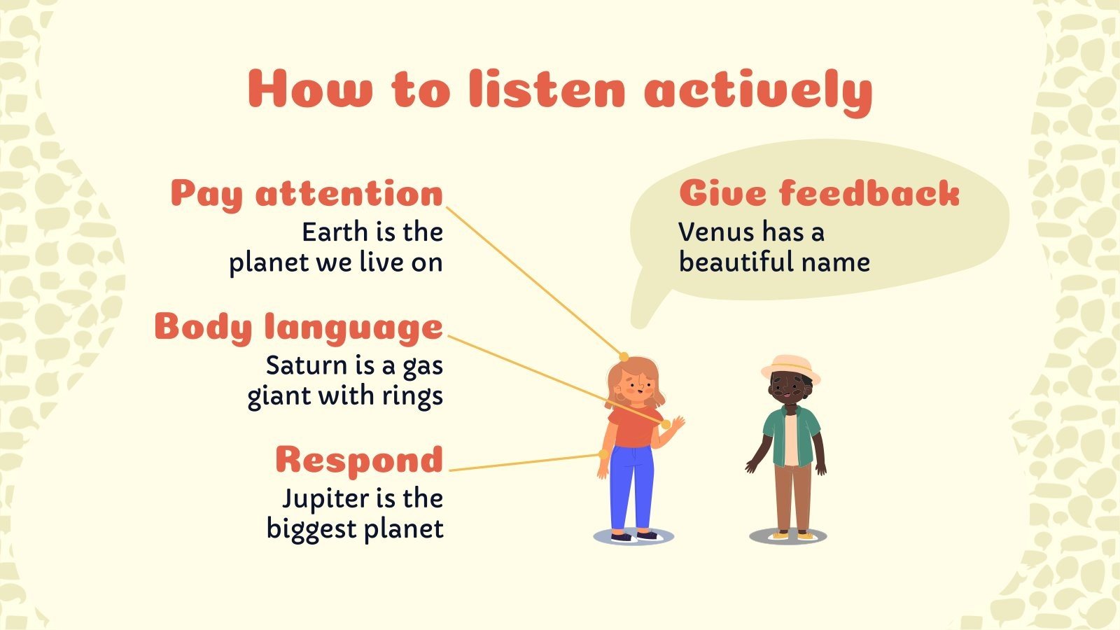 Subject for Elementary - 2nd Grade: Listening / Speaking