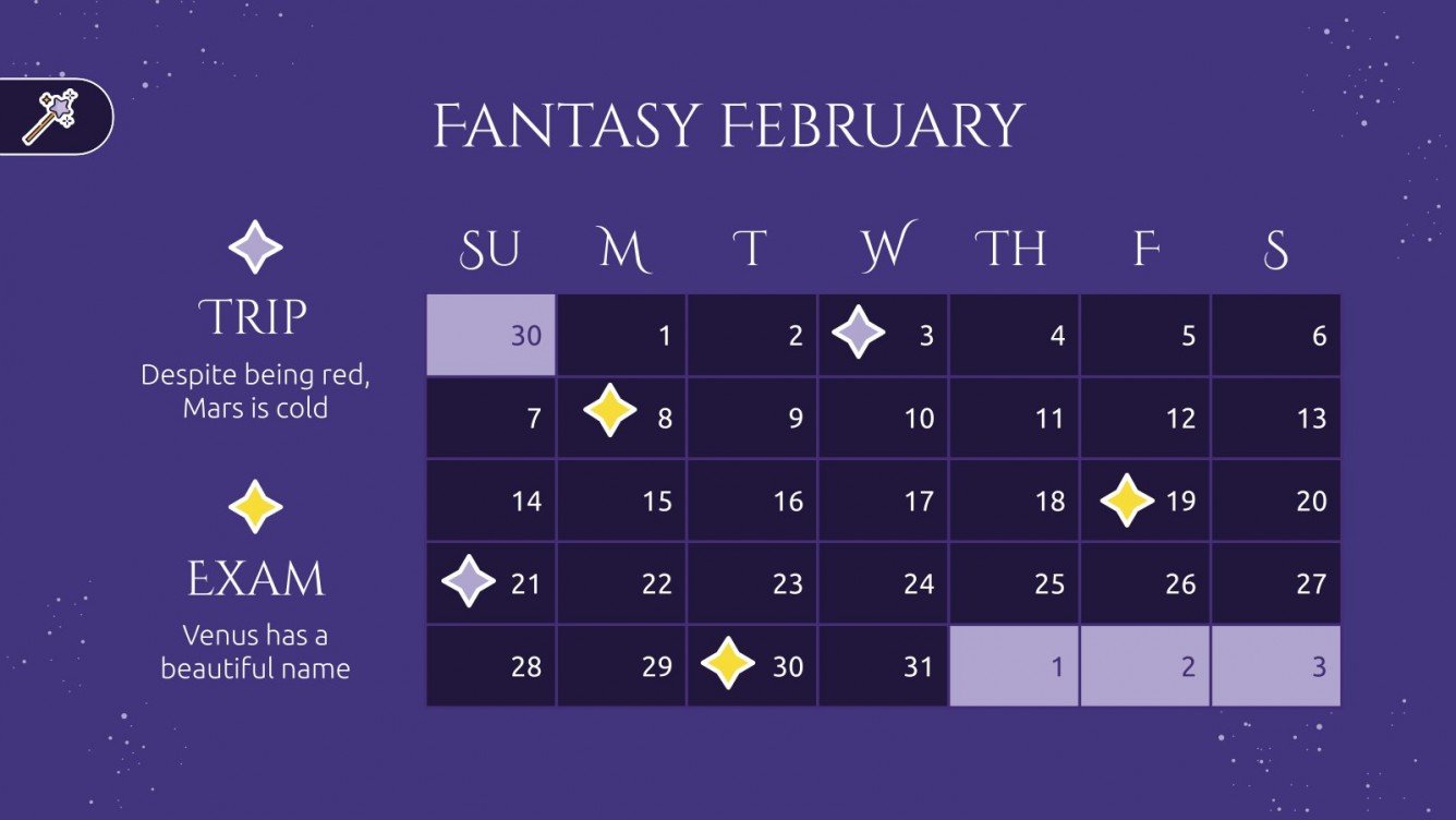 Wizard's Education Planner | Google Slides and PowerPoint