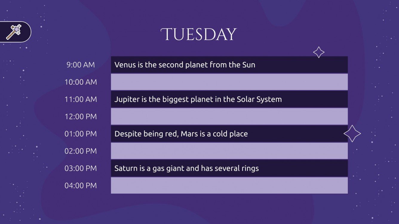 Wizard's Education Planner | Google Slides and PowerPoint