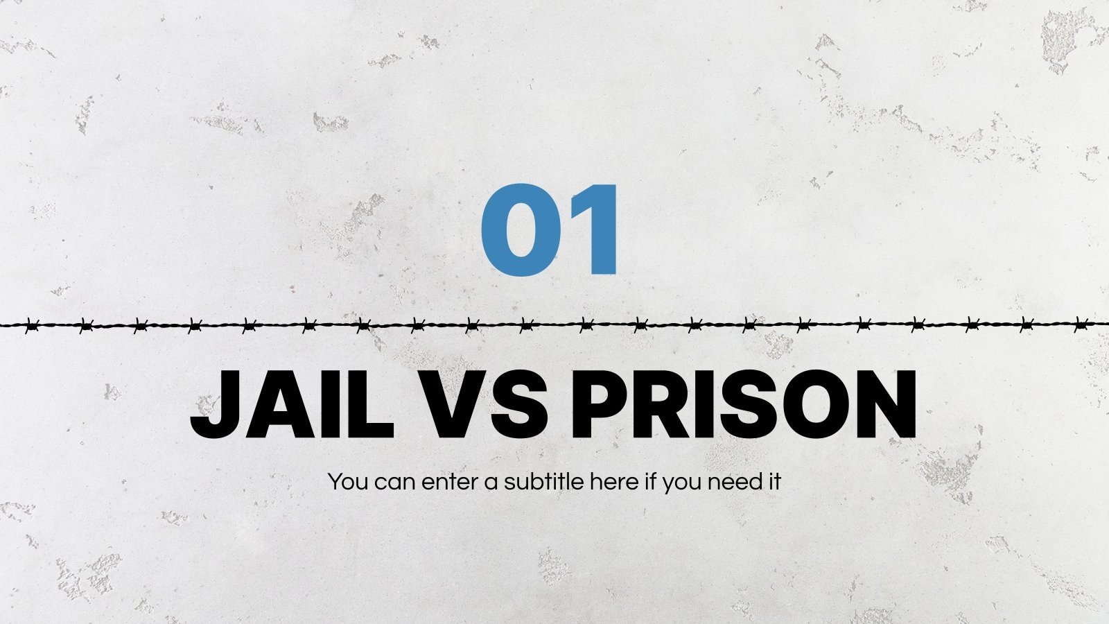Jail vs Prison Comparison | Google Slides & PPT template