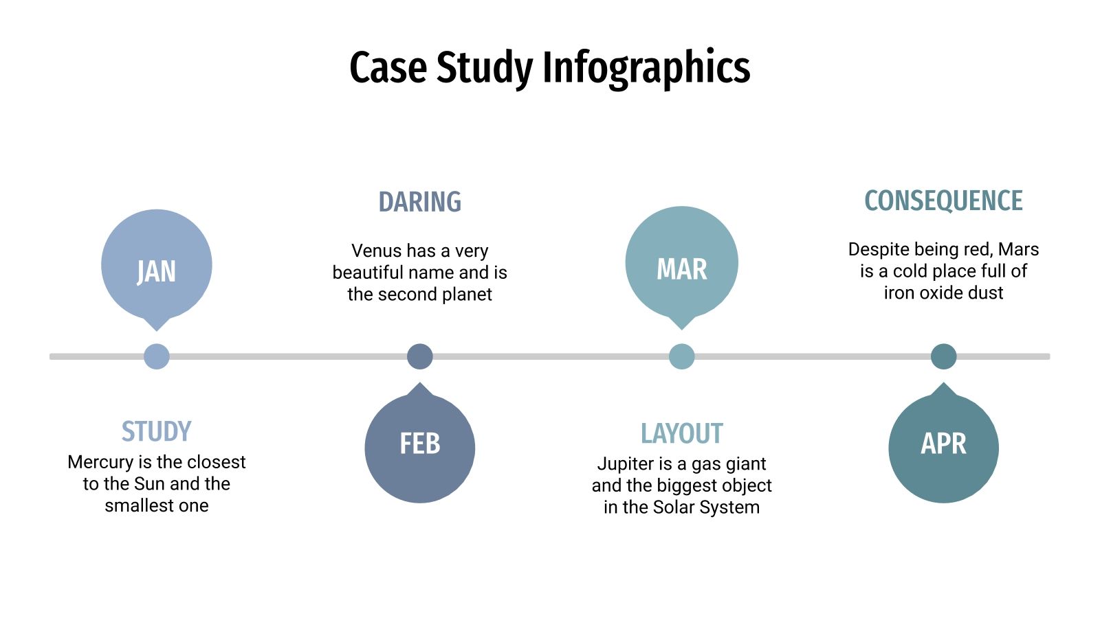 Case Study Infographics for Google Slides & PowerPoint