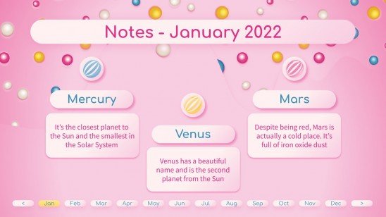 Candy Backgrounds Education Planner | Google Slides & PPT