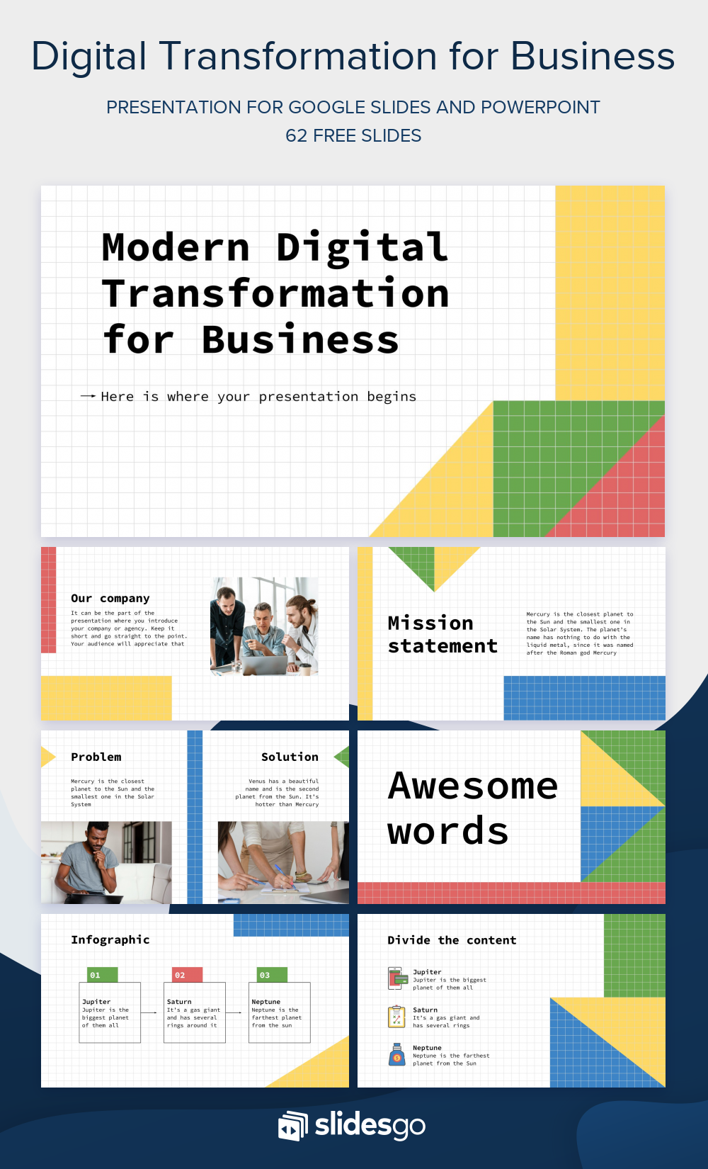 Modern Digital Transformation | Google Slides & PPT template