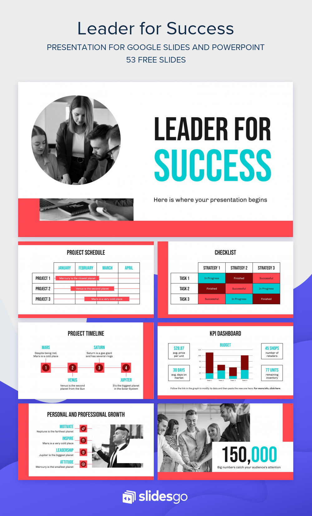 Leader for Success | Google Slides & PowerPoint template