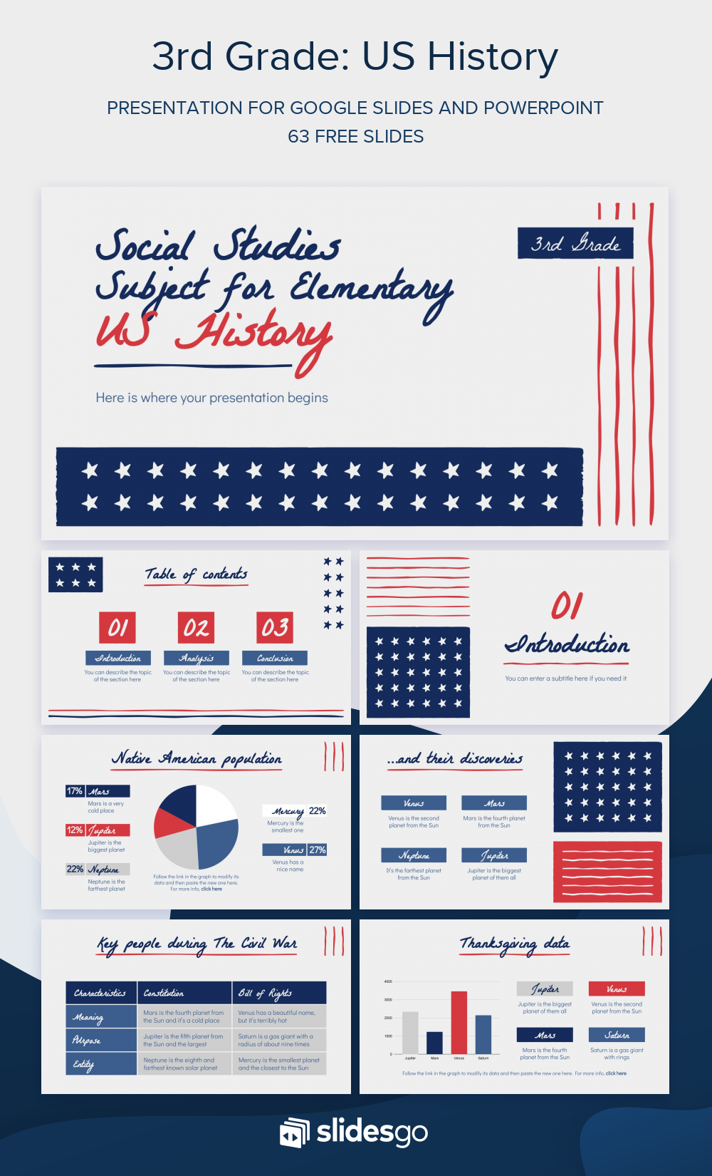 Social Studies: US History | Google Slides & PPT template