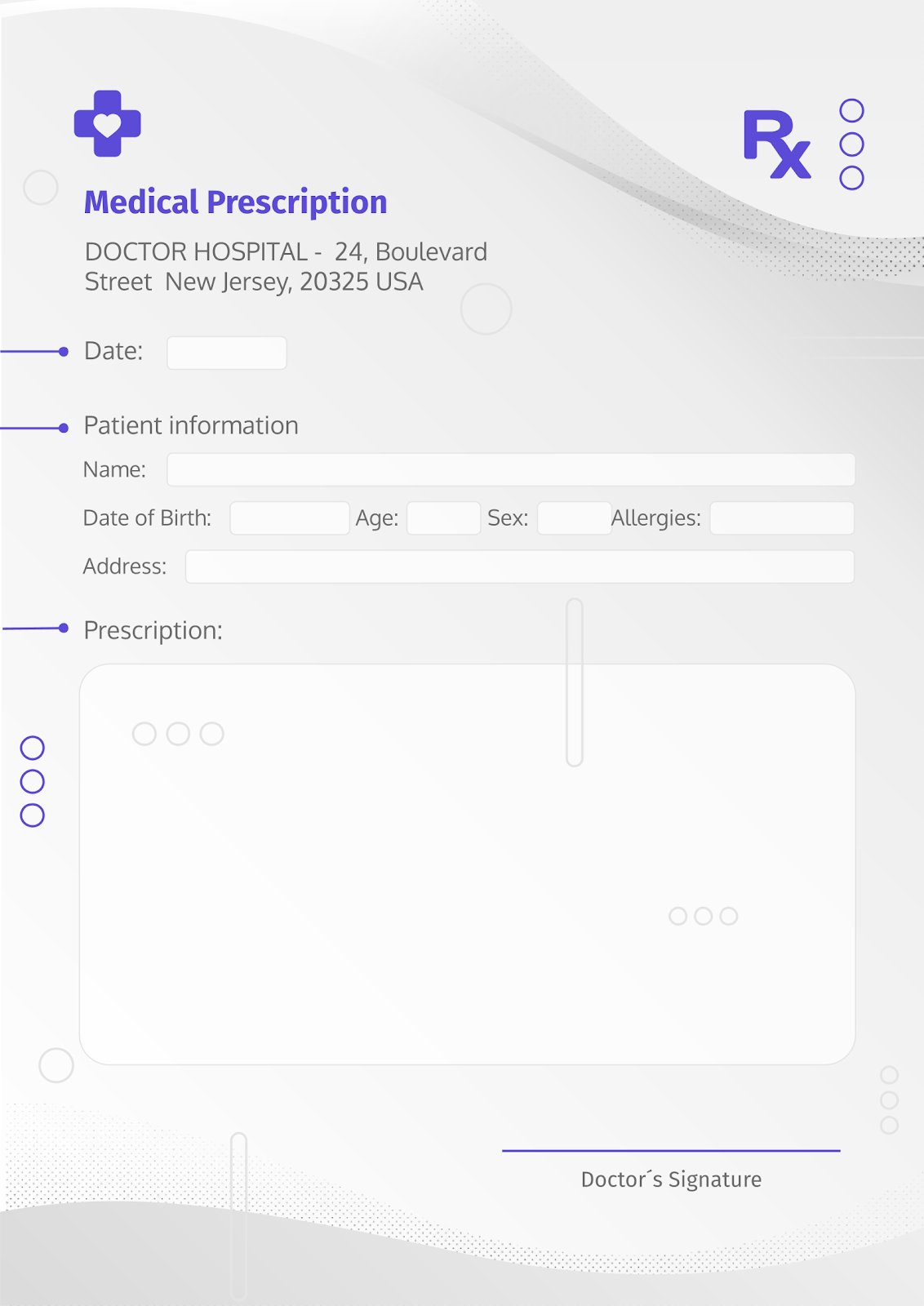 Recetas farmacéuticas imprimibles | Google Slides y PPT