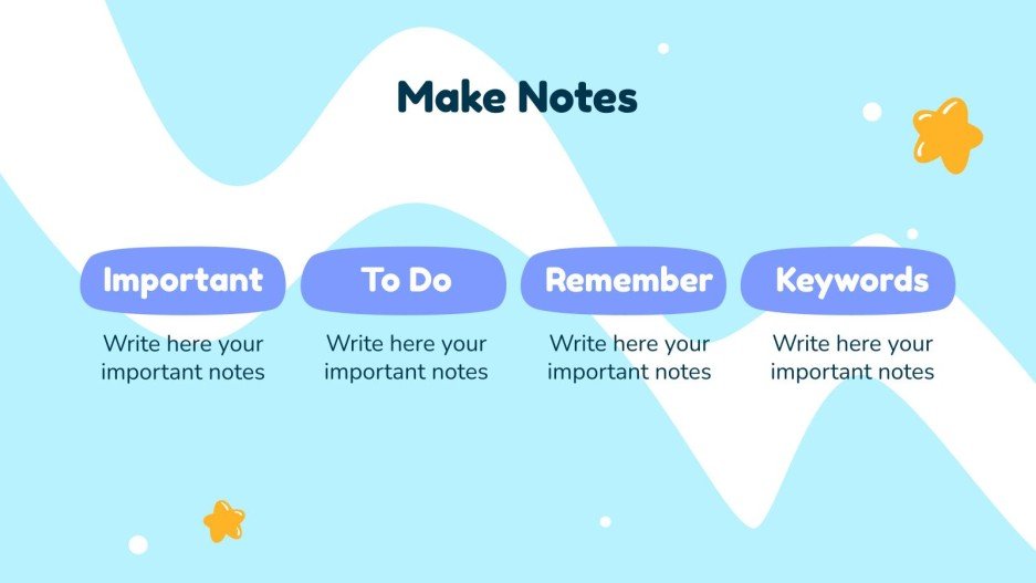 Elementary School Weekly Planner Google Slides & PPT template