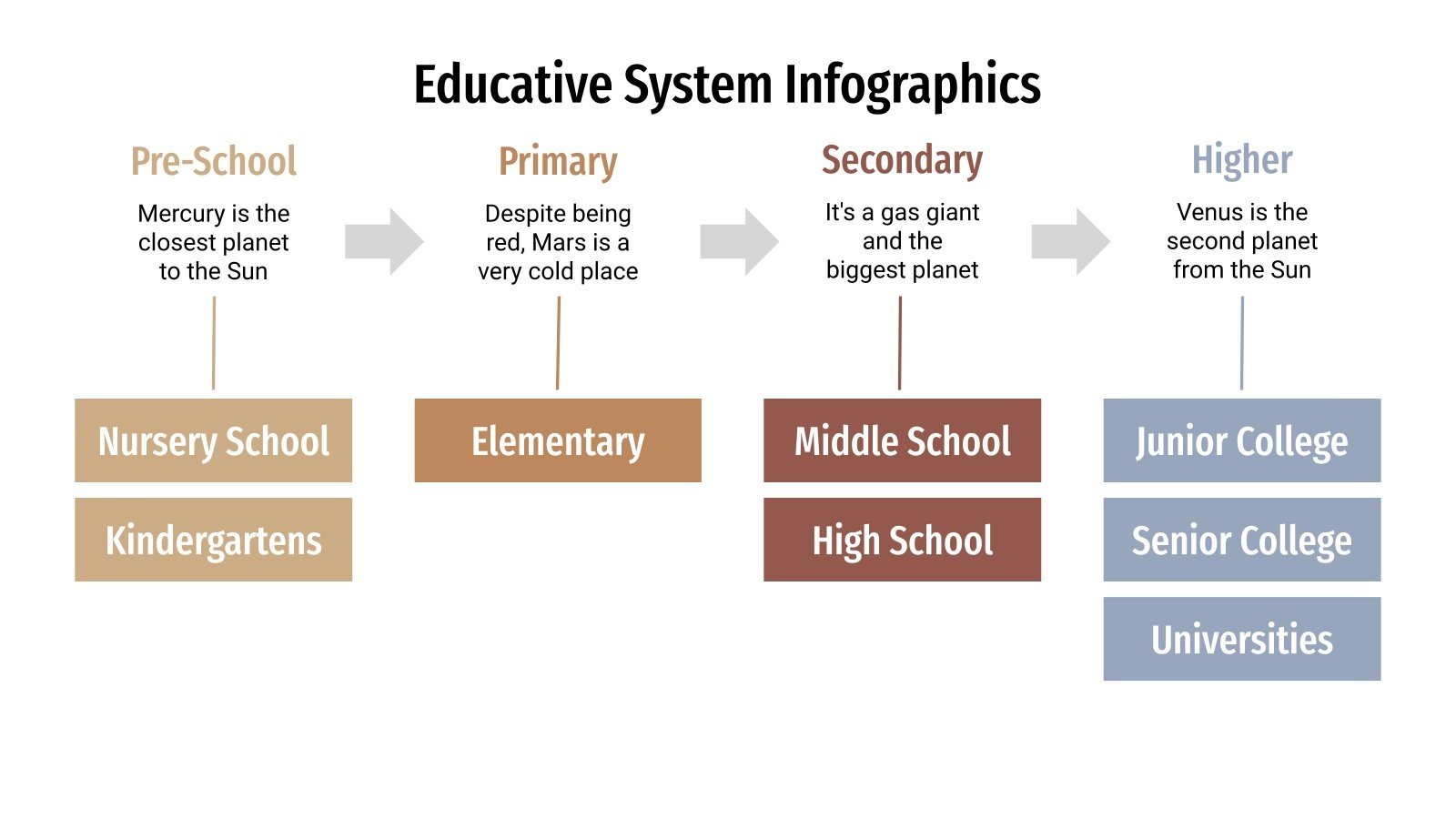 Educative System Infographics | Google Slides & PowerPoint