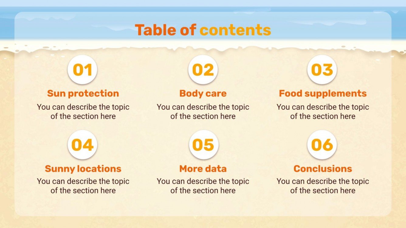 Sun Protection Tips | Google Slides and PowerPoint template