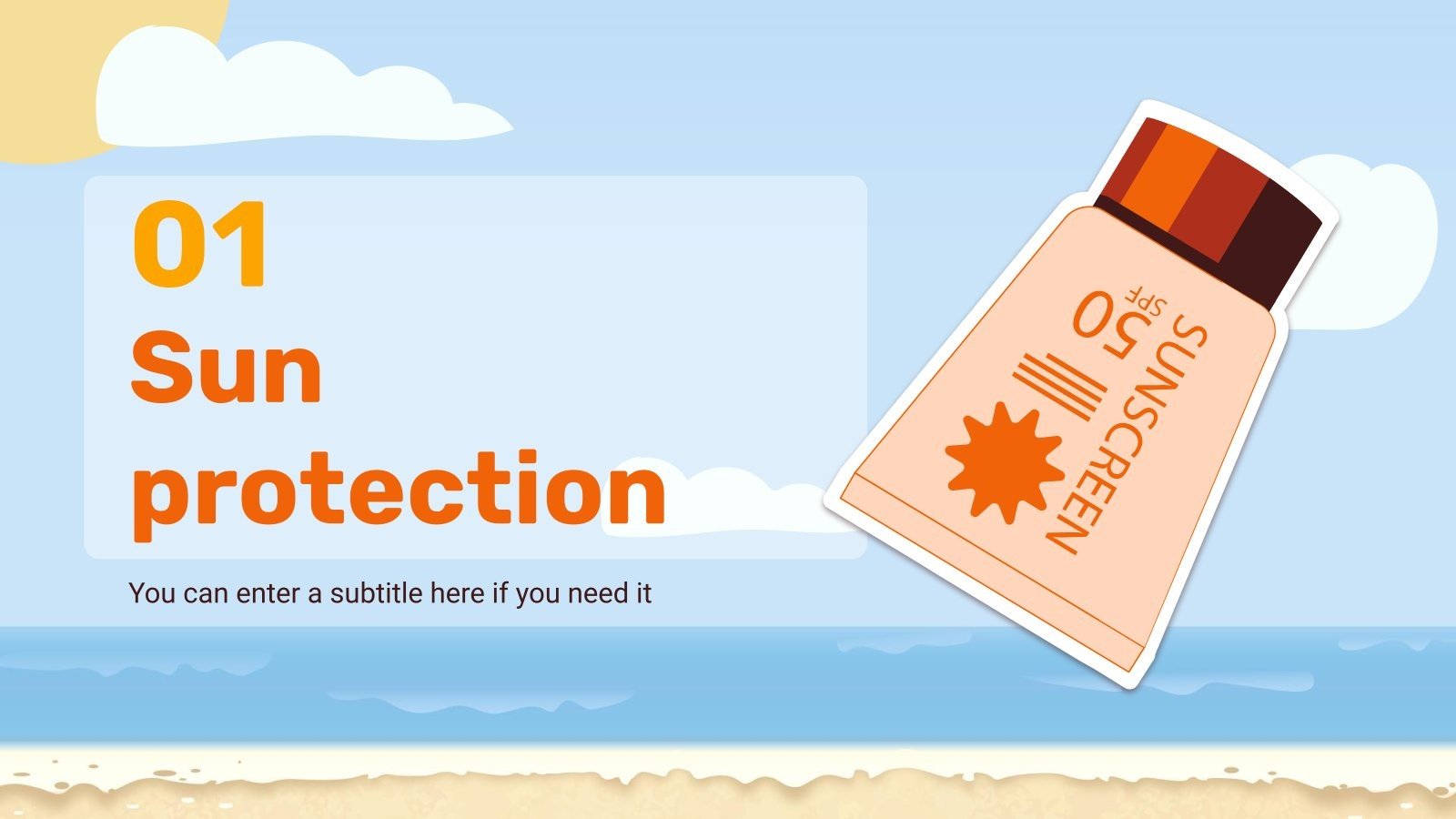 Sun Protection Tips | Google Slides and PowerPoint template