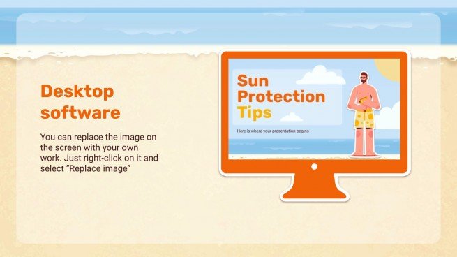 Sun Protection Tips | Google Slides and PowerPoint template