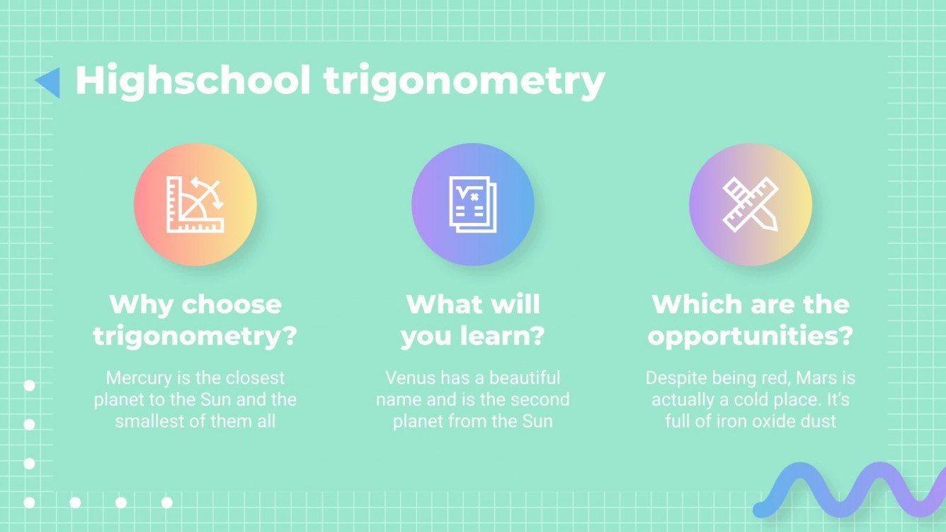 Math Subject for High School - 9th Grade: Trigonometry