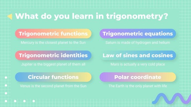 Math Subject for High School - 9th Grade: Trigonometry