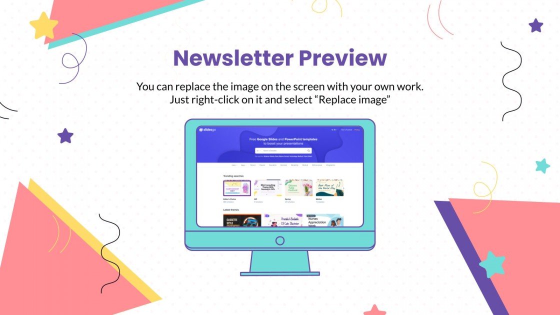School Newsletter: A Communication Tool | Google Slides & PPT