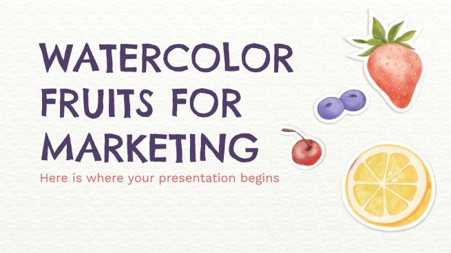 Free Fruit Google Slides themes and PowerPoint templates