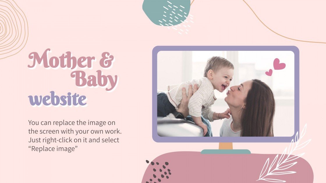 Cute Mother and Baby Minitheme | Google Slides & PowerPoint