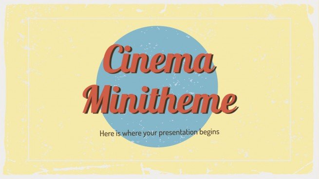 Free Cinema templates for Google Slides and PowerPoint