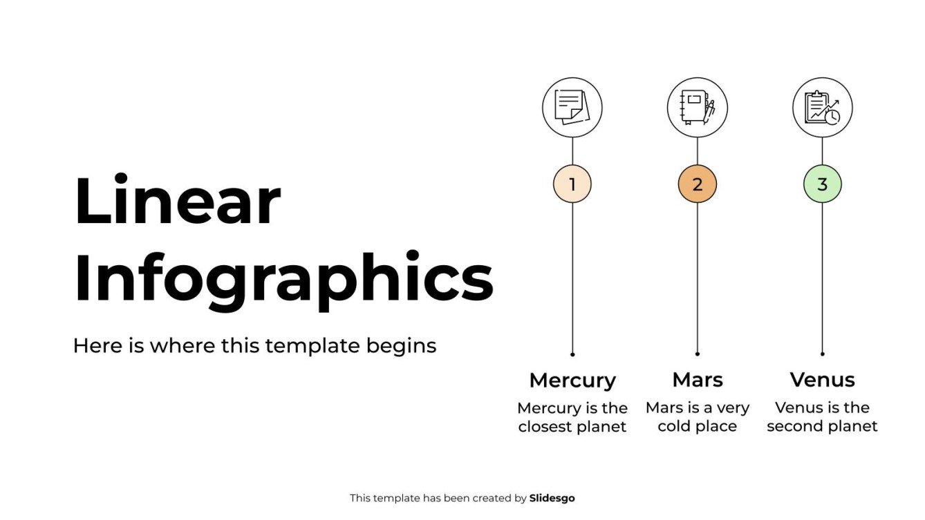 Linear Infographics Template