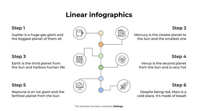 Linear Infographics Template