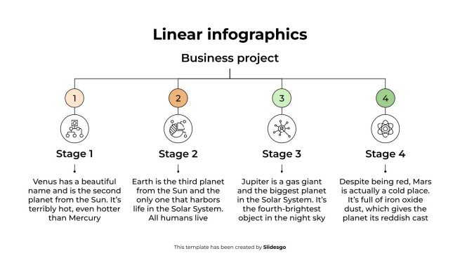 Linear Infographics Template