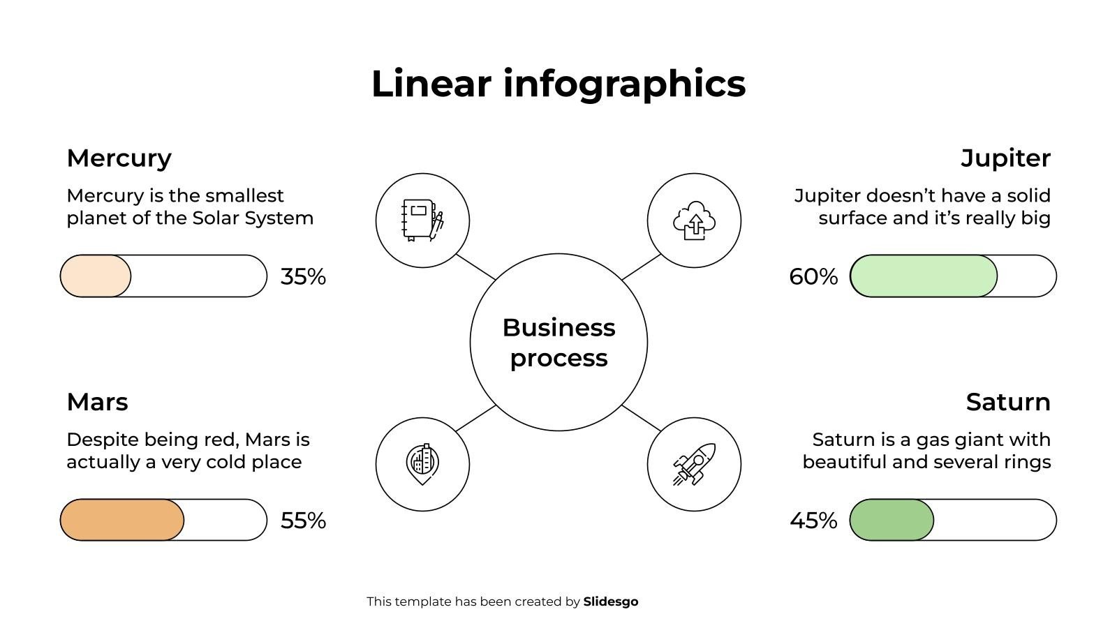 Linear Infographics Template