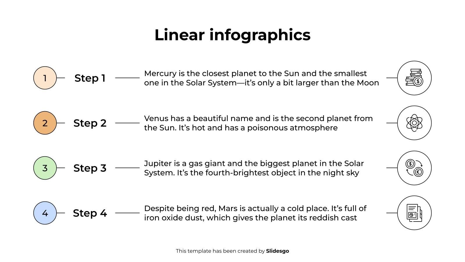 Linear Infographics Template
