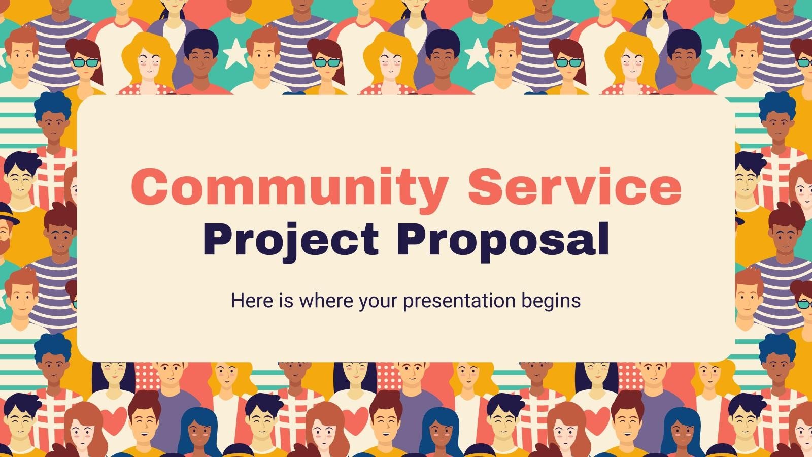 Community Service Project Proposal | Google Slides & PPT
