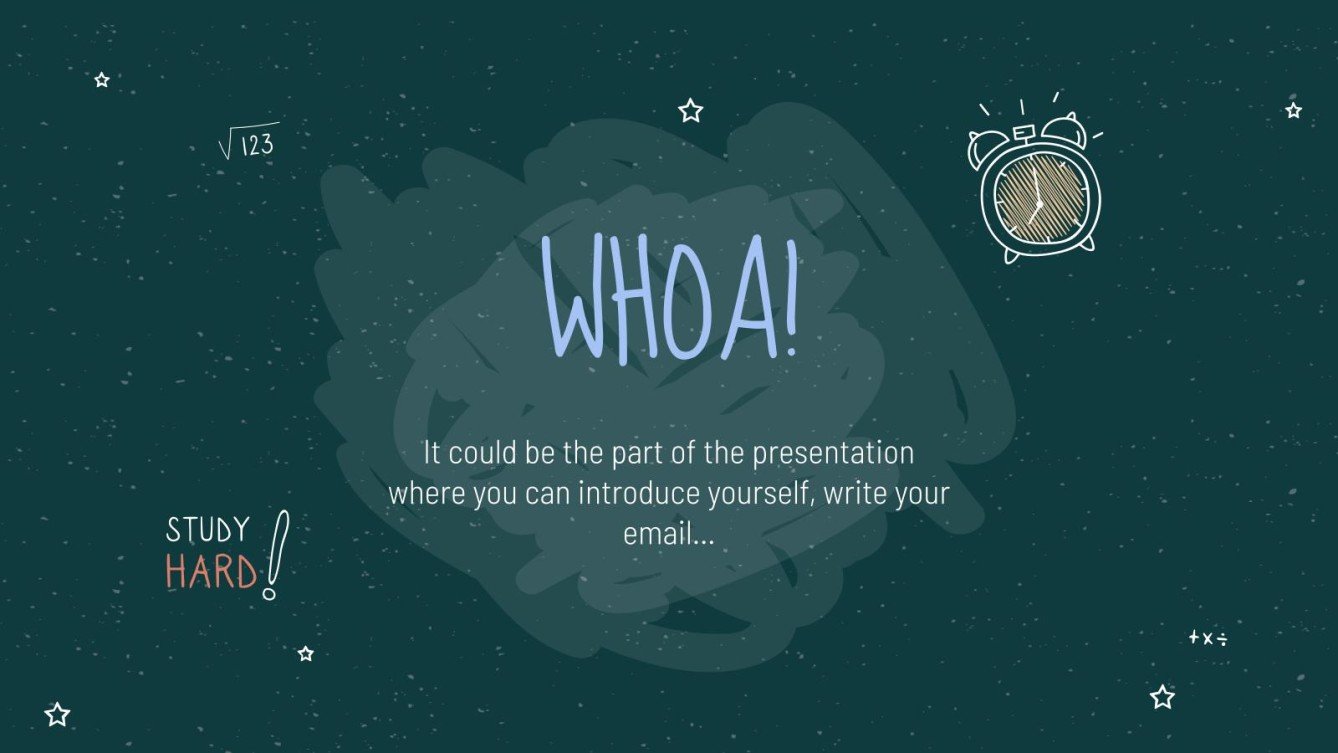 Chalkboard Background Google Slides Theme and PPT Template