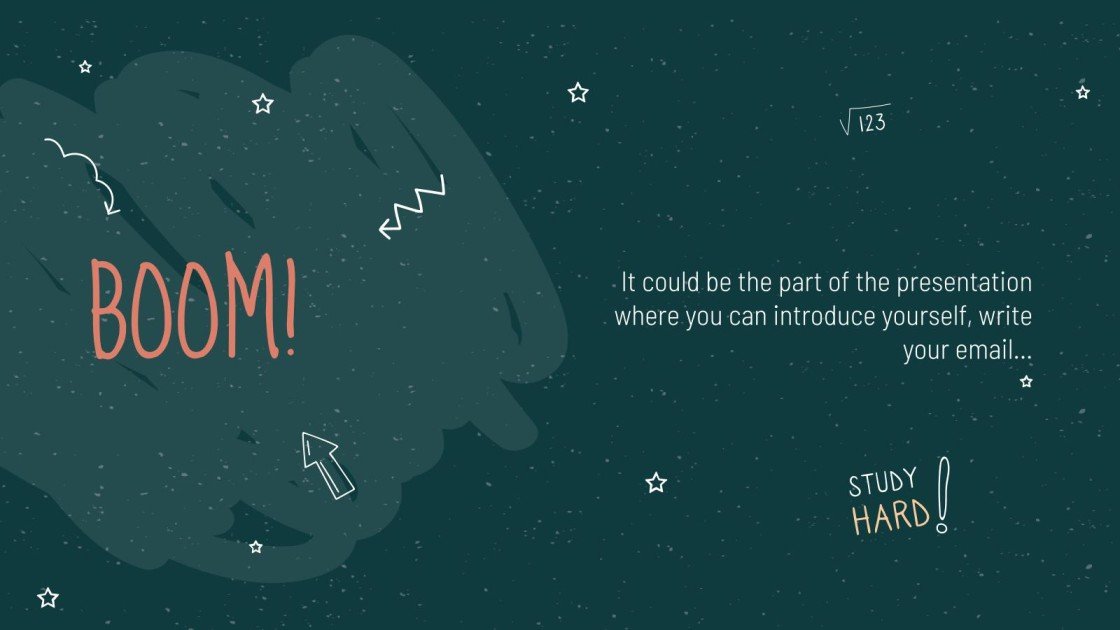 Chalkboard Background Google Slides Theme and PPT Template