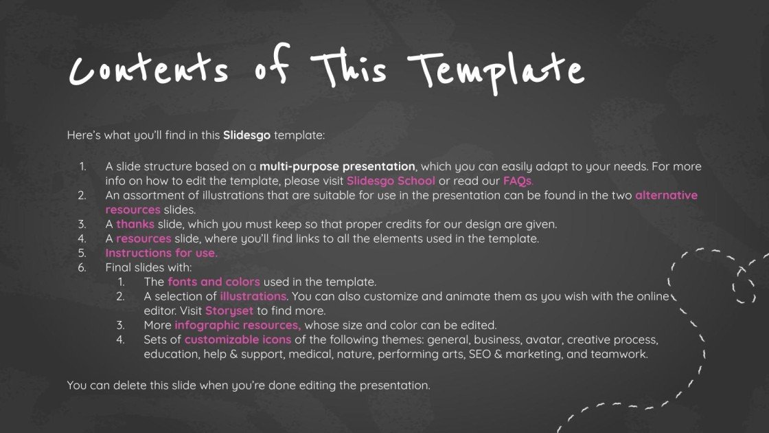 Simple Blackboard Google Slides theme and PowerPoint template