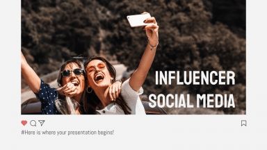 Influencer Social Media Google Slides and PPT template