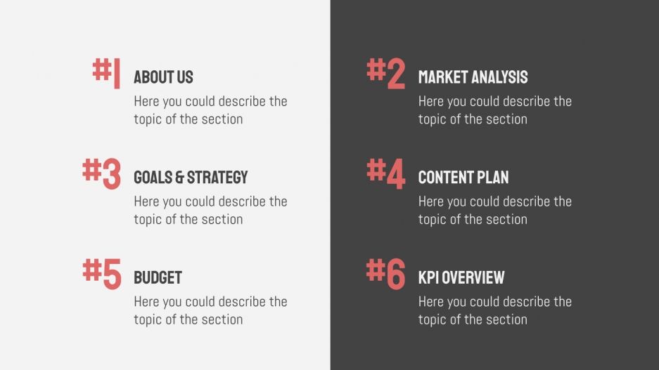 Influencer Social Media Google Slides and PPT template