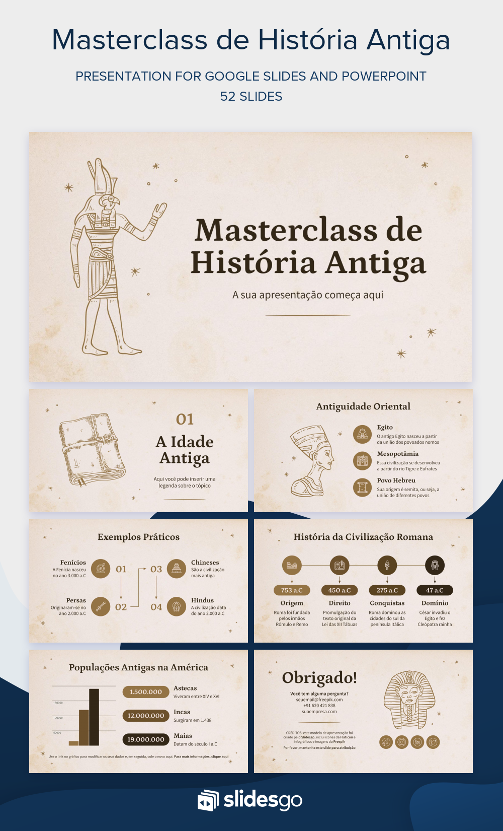 Masterclass on Ancient History | Google Slides & PowerPoint