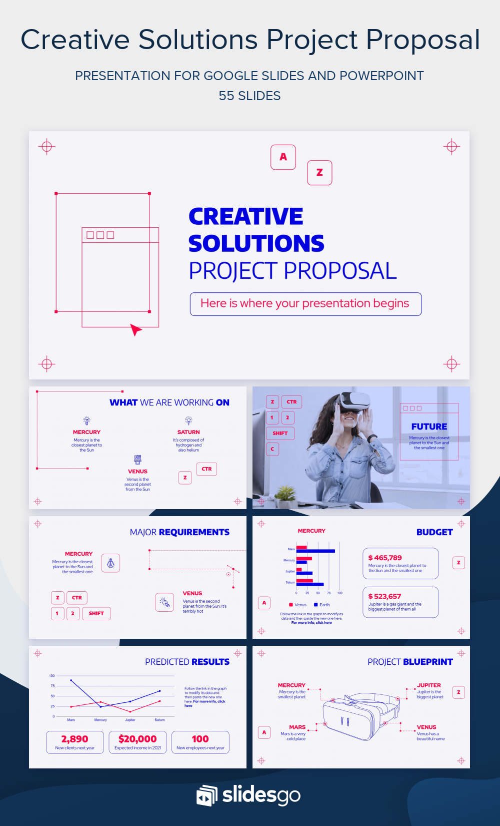 Creative Solutions Project Proposal | Google Slides & PPT