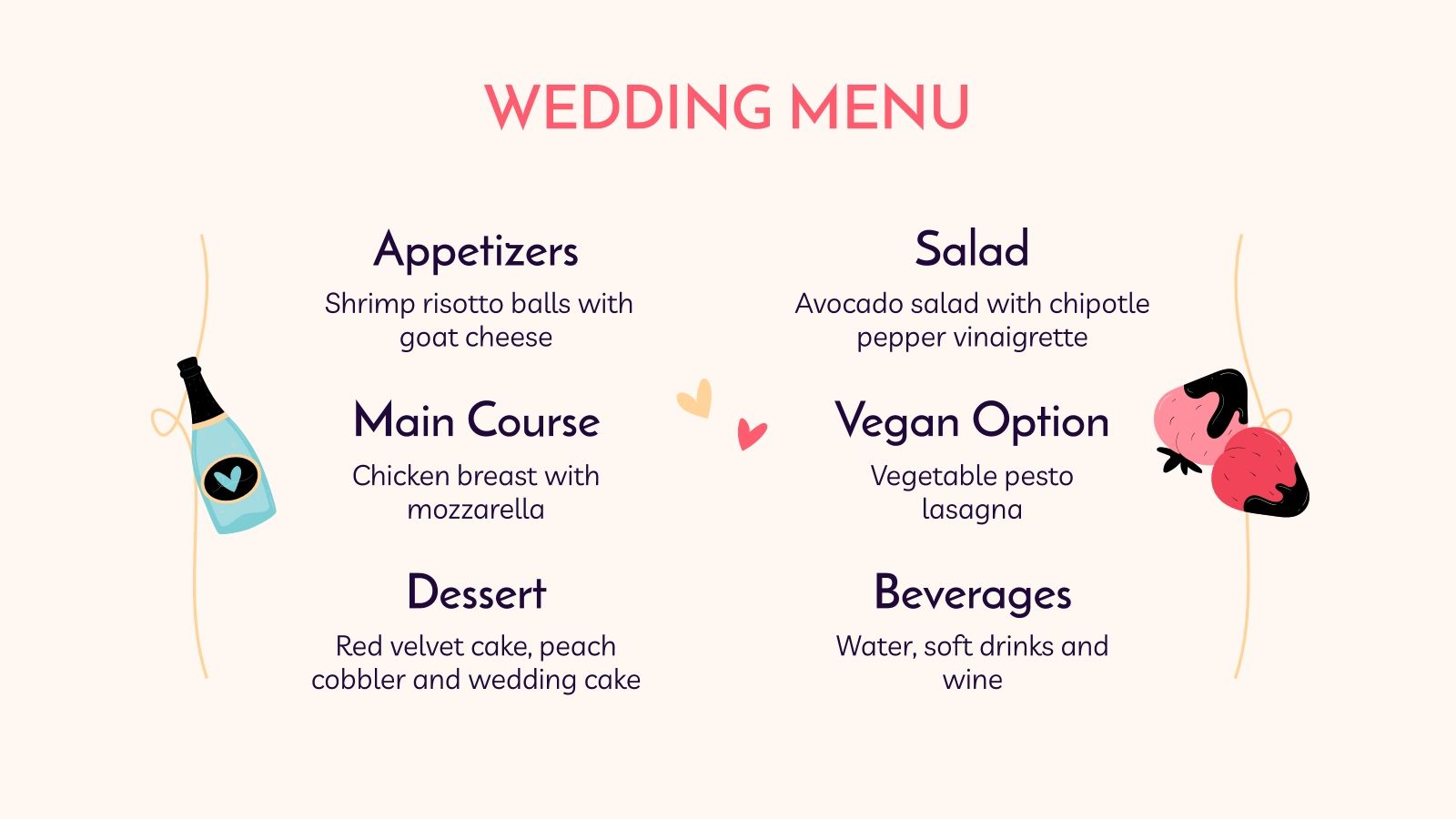 Our Wedding Google Slides theme and PowerPoint template