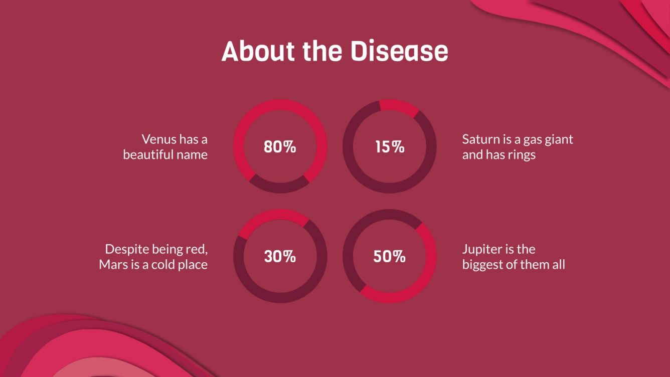 Simple Red Disease Google Slides theme and PPT template